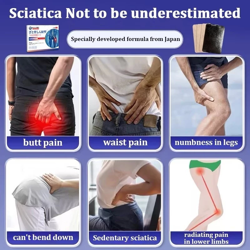 【Fast Effective 】Japan sciatica pain relief patch 12pcs back pain ...