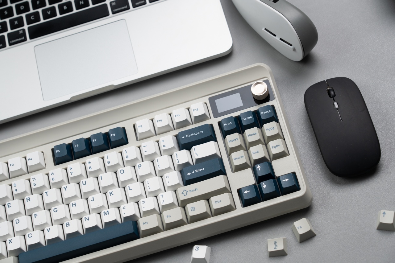 Womier 137 Keys Retro Blue PBT Double Shot Keycaps Set Minimalist ...