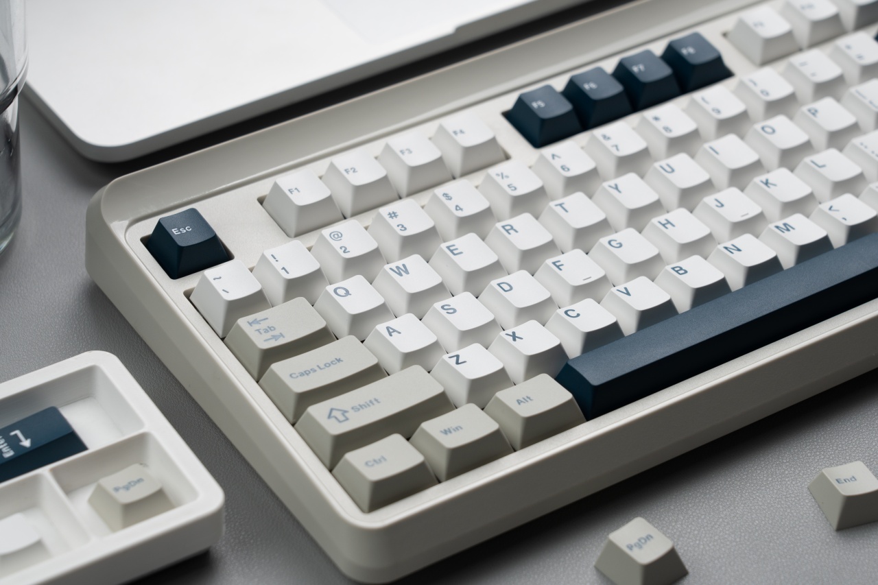 Womier 137 Keys Retro Blue PBT Double Shot Keycaps Set Minimalist ...