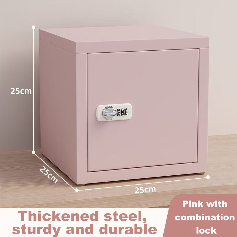 Small Metal Cabinet Password locker Desktop File Cabinet Desktop Safe ...