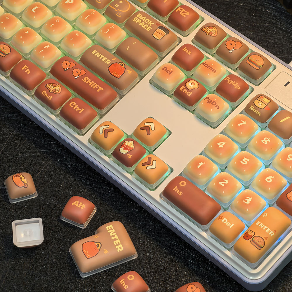 Bread Paradise Keycap MOG Profile 139 Keys PBT Five-sided Dye ...