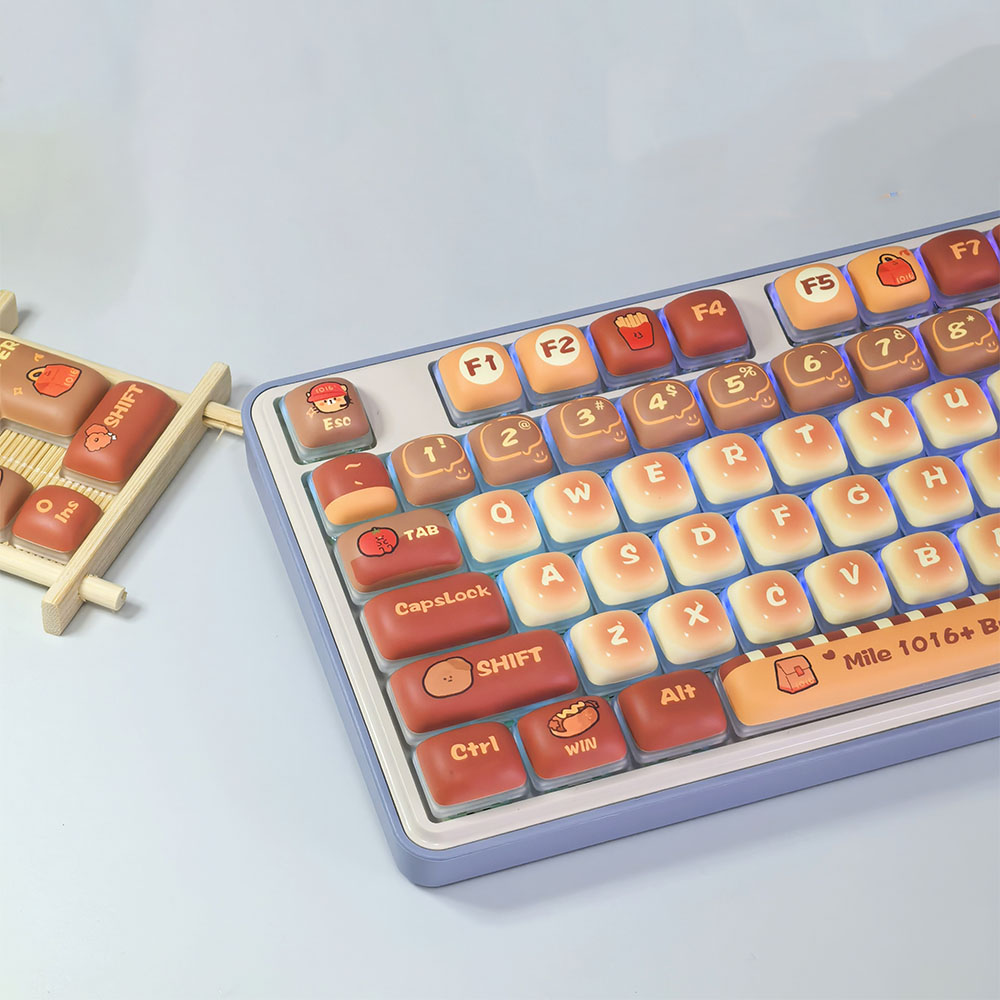 Bread Paradise Keycap MOG Profile 139 Keys PBT Five-sided Dye ...