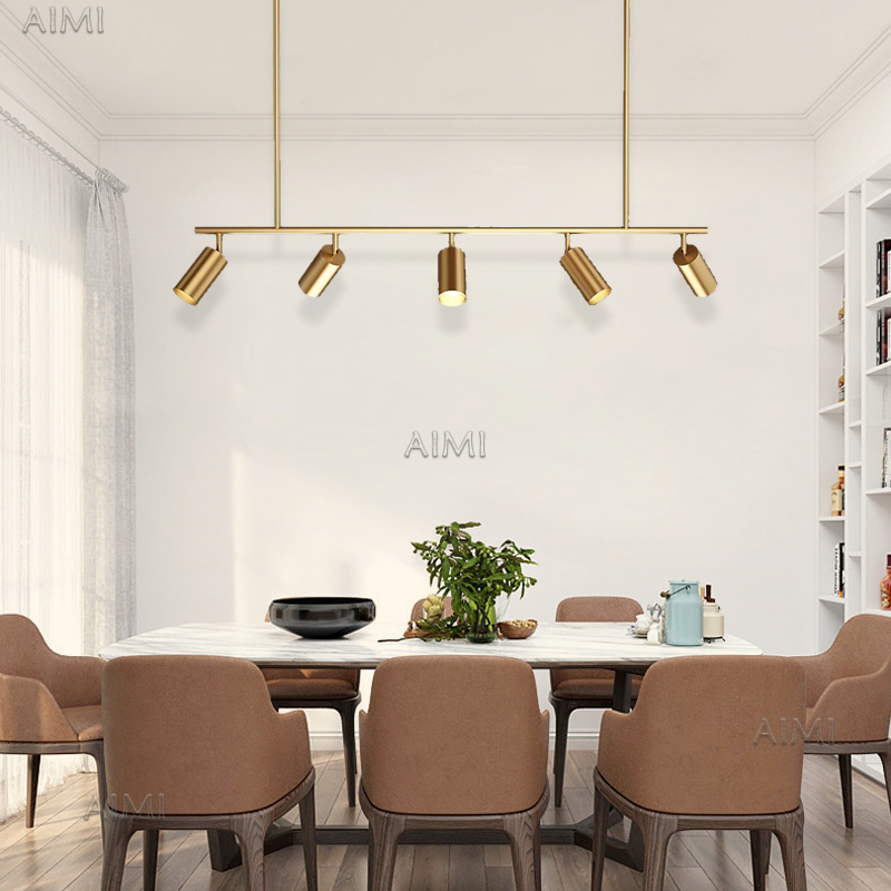AIMI Nordic Telescopic Hanging Rod Spotlight Restaurant Living Room ...