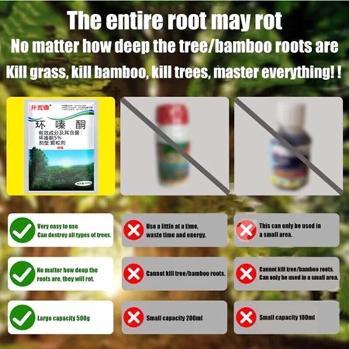 500G/PCS Herbicide 5% Hexazinone Powerful Weed Killer for Land ...