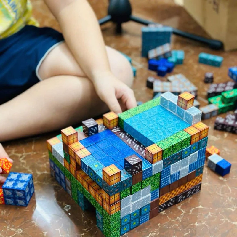 🇲🇾【Ready Stock】100PCS/150PCS/240PCS New Magnetic Building Blocks Game ...