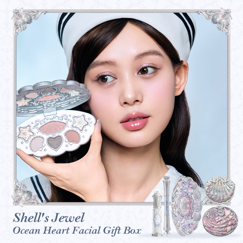 Flower Knows Shell's Jewel Collection Kotak Hadiah Muka Hati Lautan ...