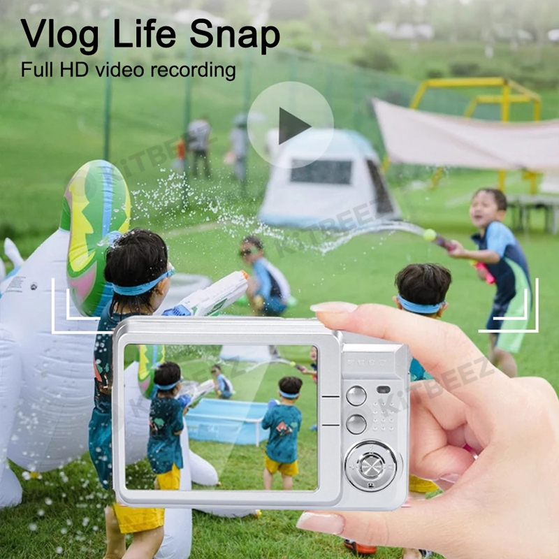 KiTBEEZ KC-1 CCD Retro Camera 48MP 16X Digital Zoom 2.7inch Anti-shake ...