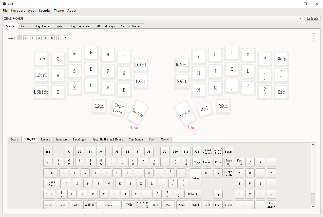 YMDK 2.4Ghz Wireless Split Corne V4.1 46 Ergonomic Hotswappable 40% Layout 3D Resin Vial All Key ...