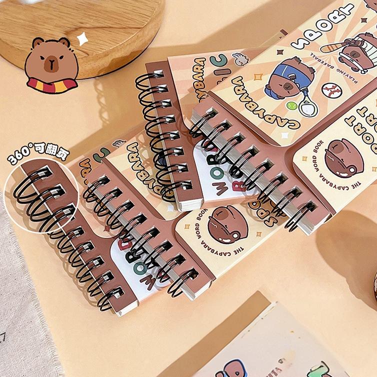 Multifunction Mini Planner Notebook Stationery Portable Capybara Small ...