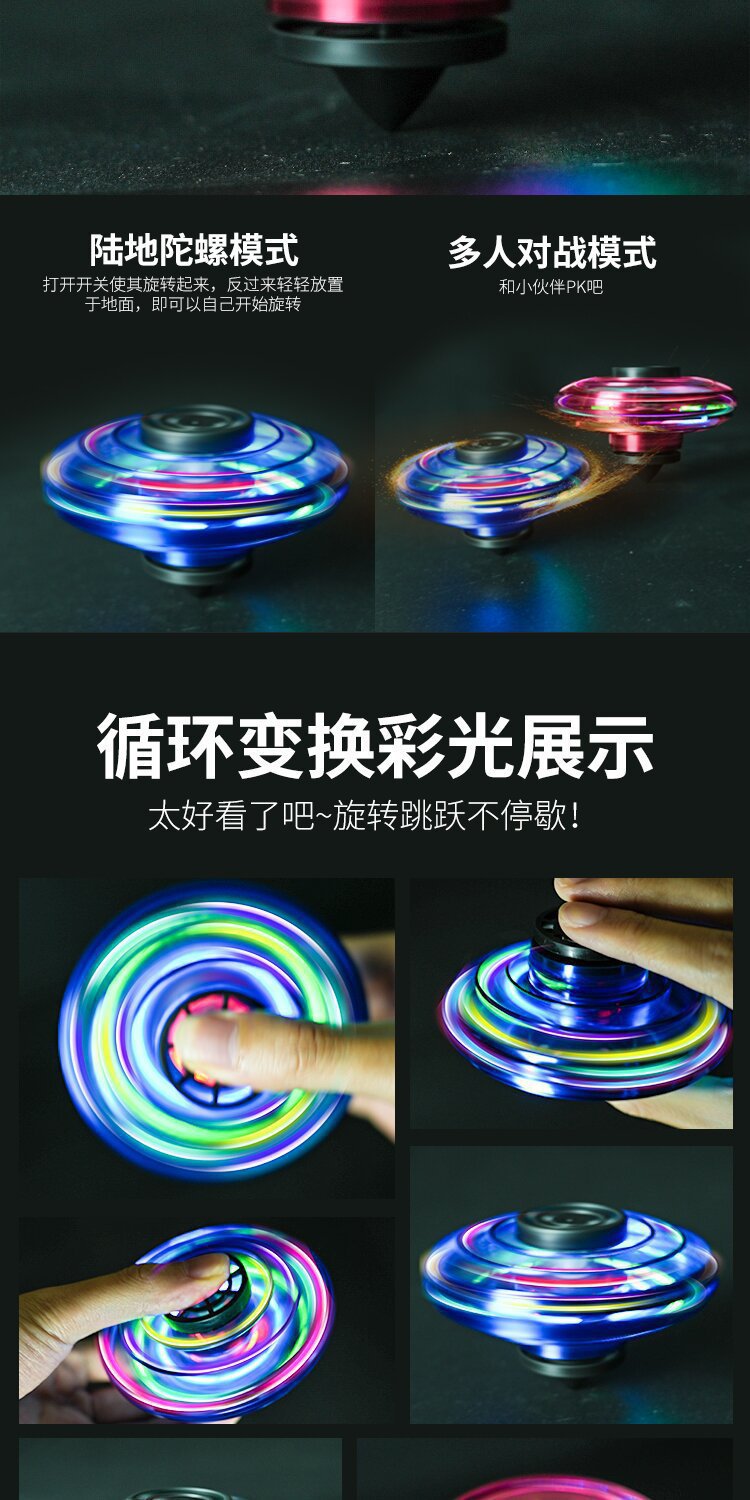 Flynova Fingertip Gyroscope Spinning Flying Toy with Free Course for ...