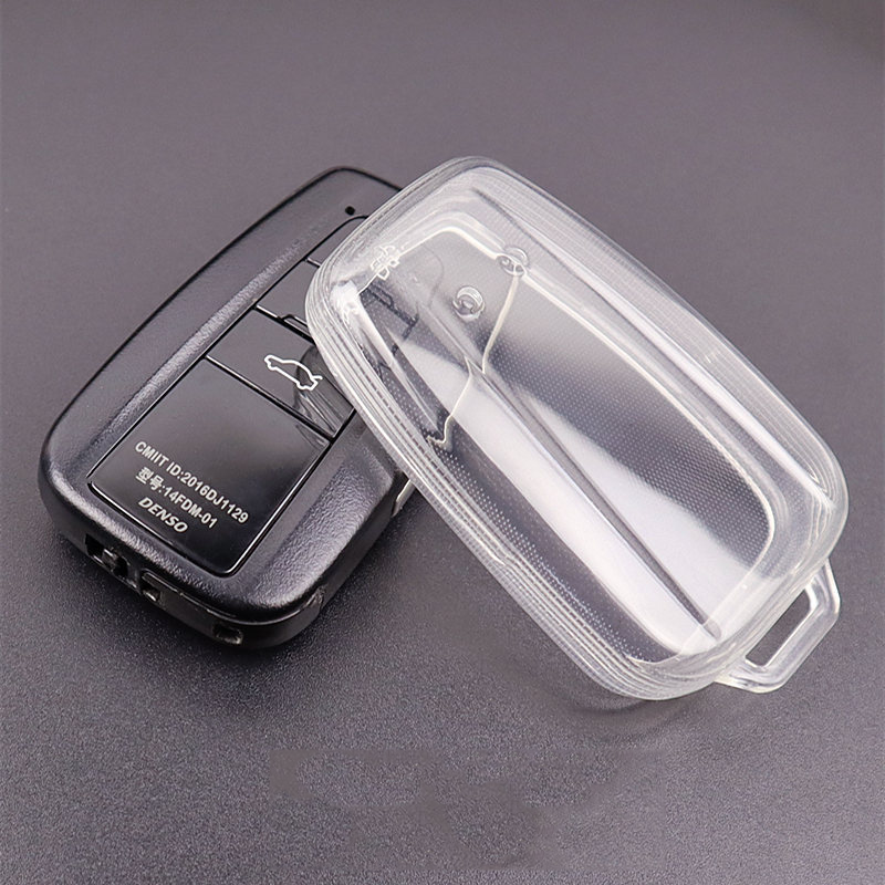 Transparent Full Cover Car Key Fob for Toyota Hilux Conquest Fortuner ...