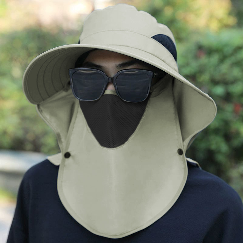 Wide Brimmed Sun Hat With 360 Degree Protection And Visor Ventilation ...