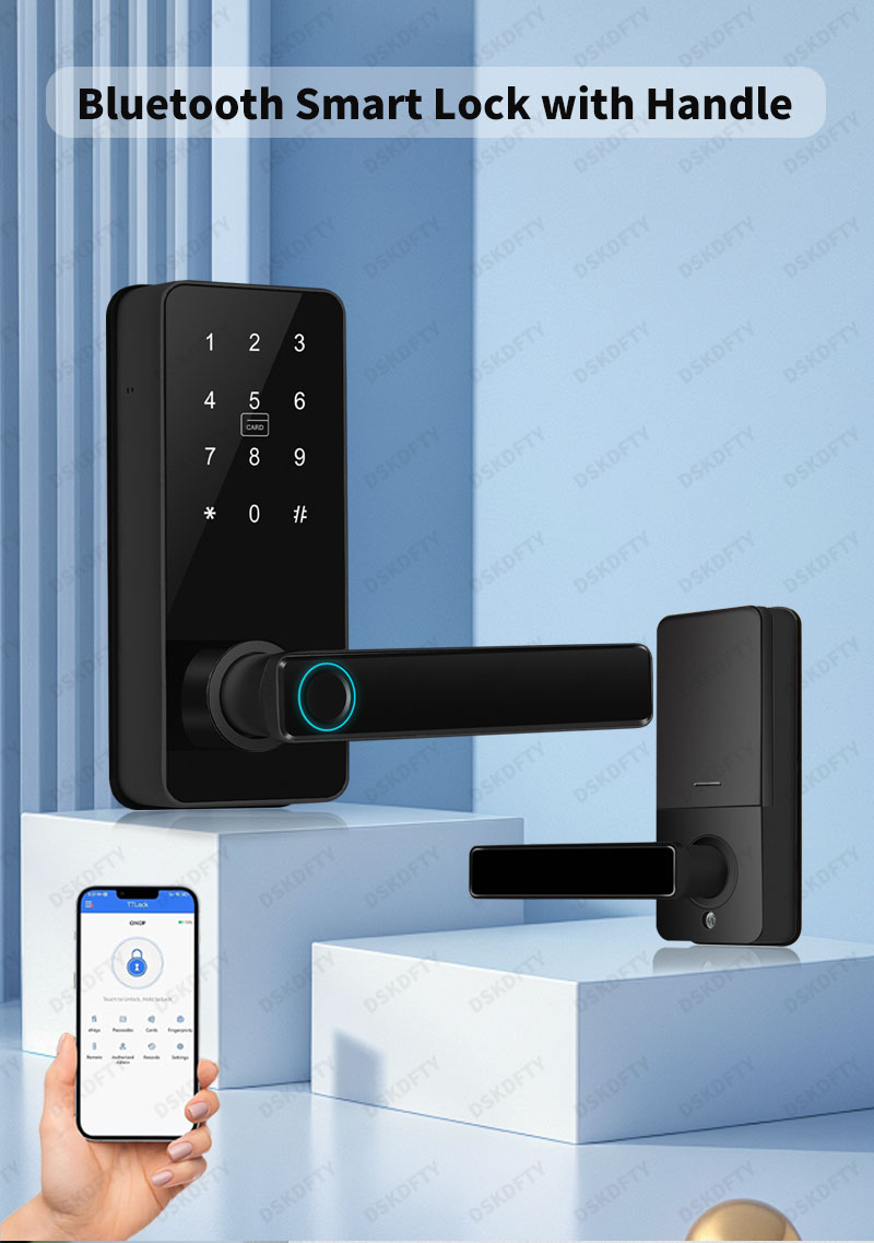 【24h ship out】TT APP Smart Lock Digital Automatic Electronic Door Lock ...