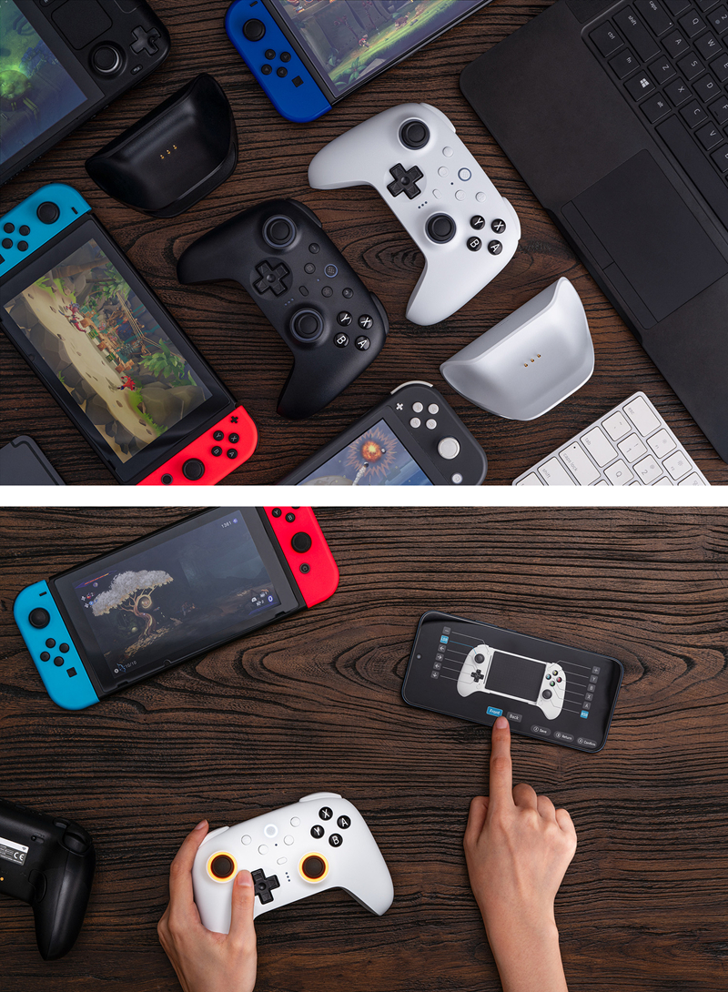 8BitDo Ultimate 2 Bluetooth Controller for Nintendo Switch 2 Switch ...
