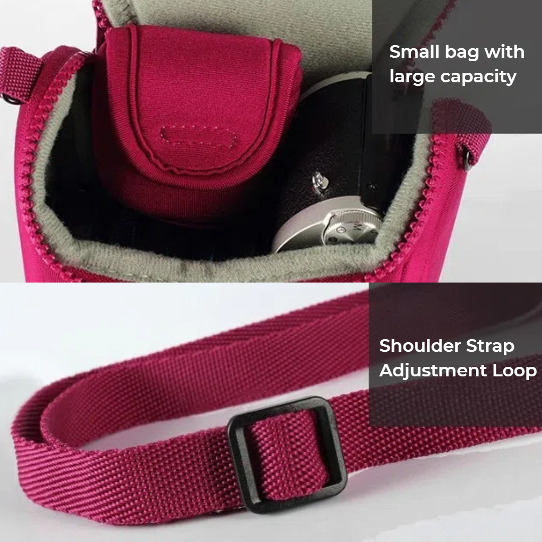 Waterproof Camera Storage Bag with Inner Case and Strap, Designed for ...