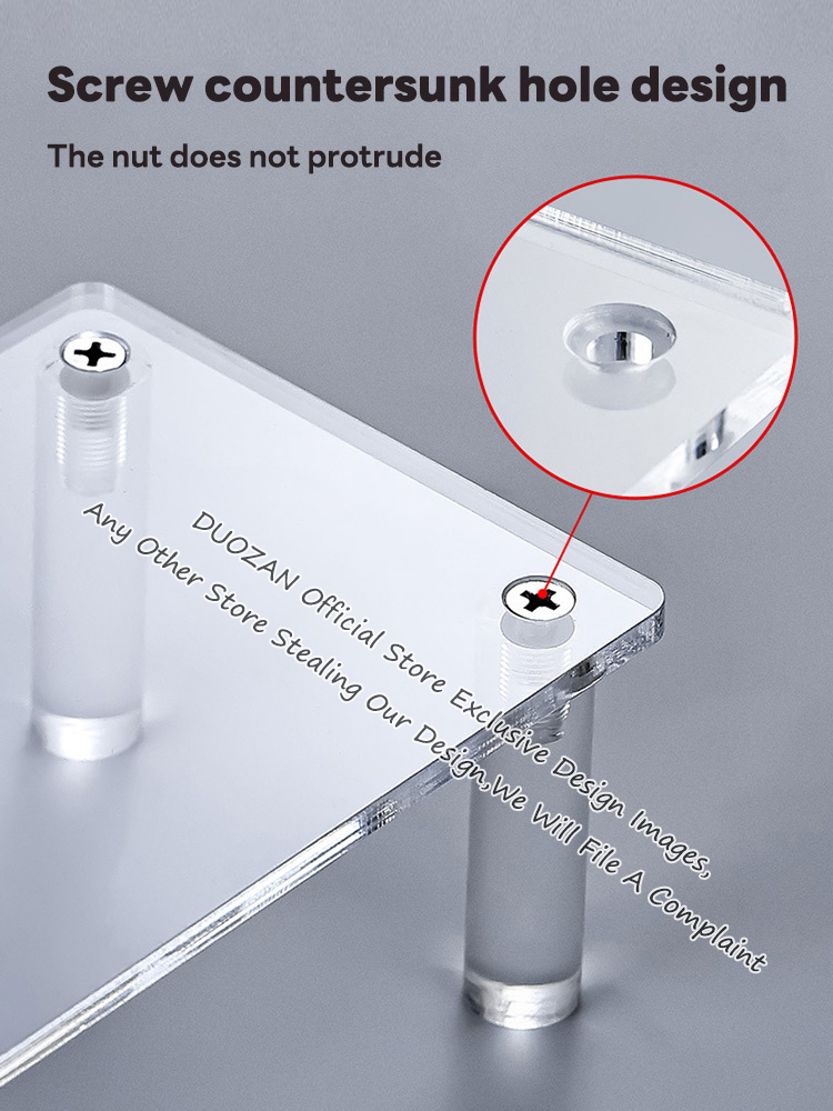 Acrylic Display Stand Riser Display Rack Shelf Display Box | Shopee ...
