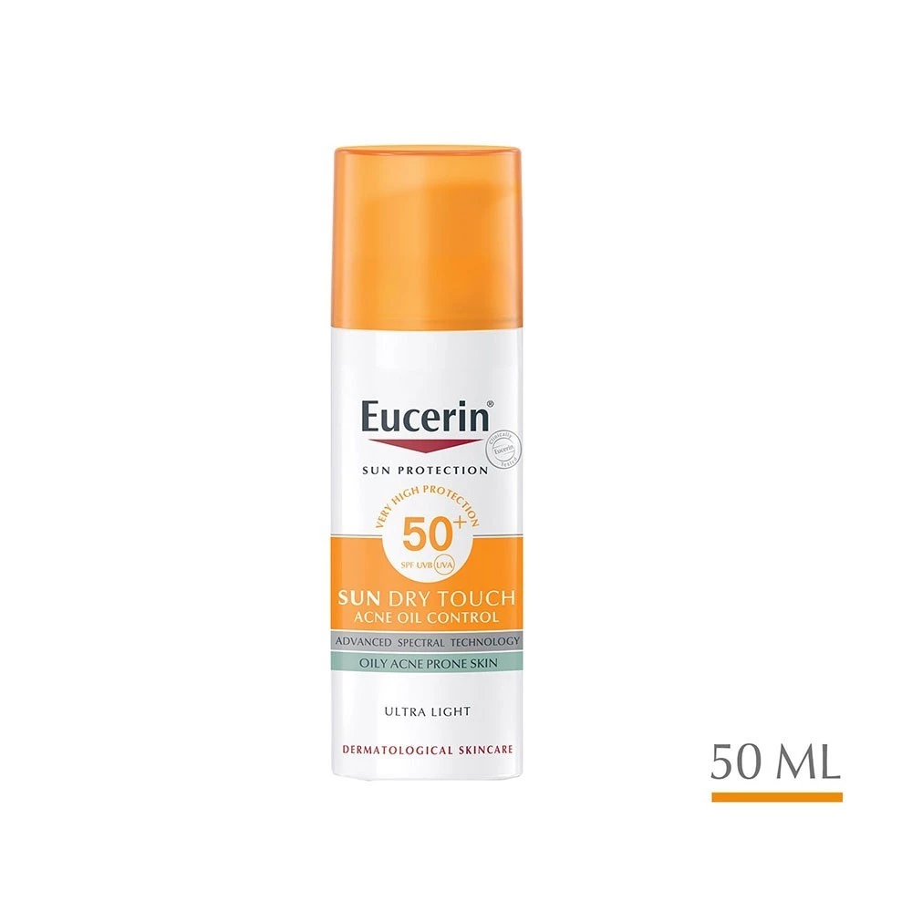 Eucerin Sun Dry Touch Oil Control SPF50 (50ml) Suncream Refreshing Anti ...