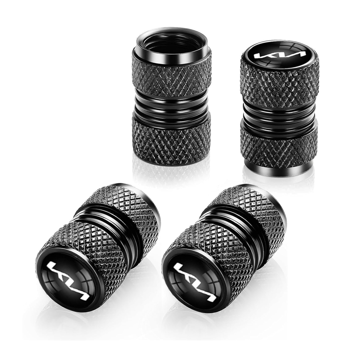 4Pcs Car Tire Valve Stem Cap,Tire Valve Cap Accessory,Air Leakage ...