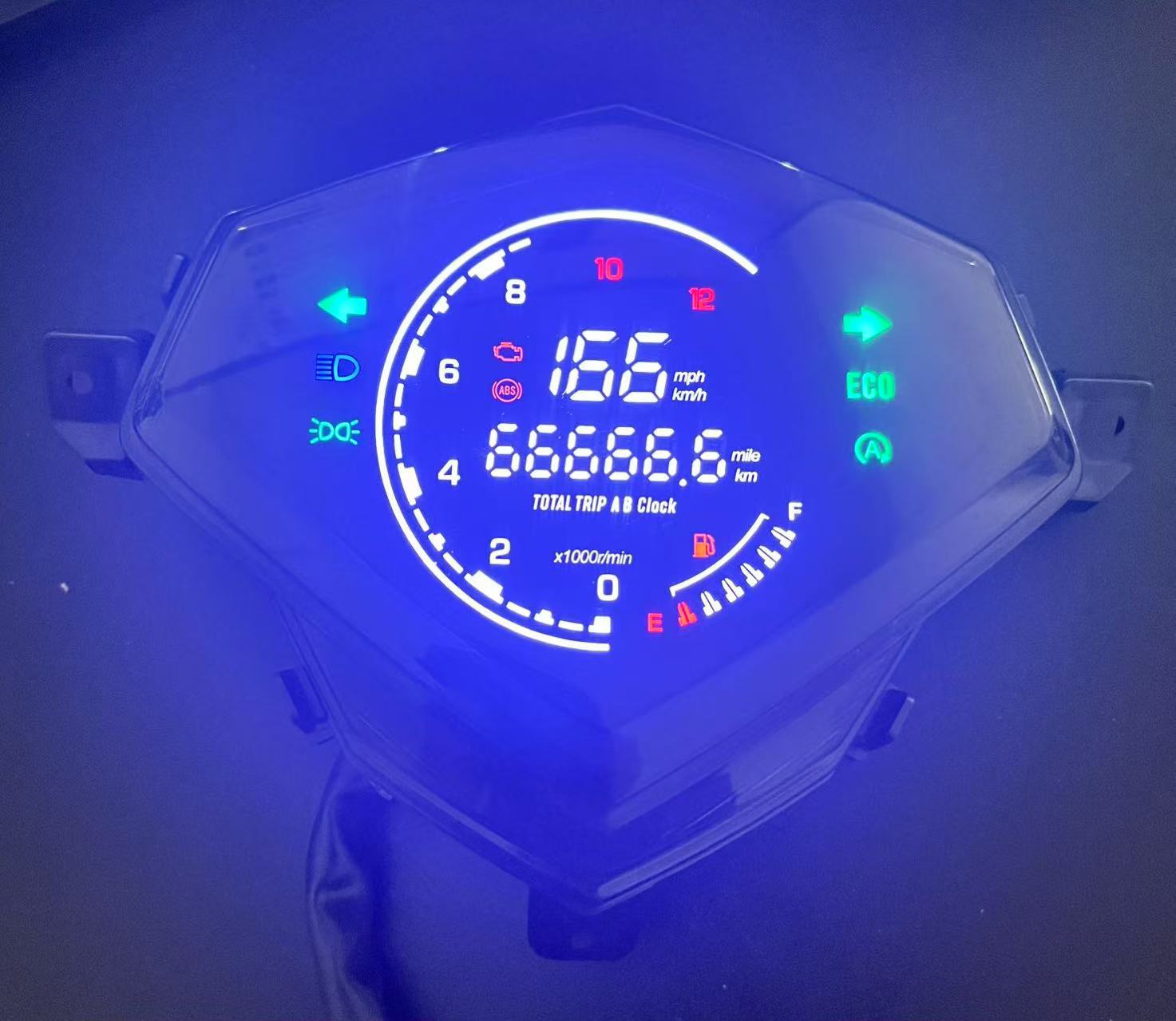 100% plug and play For Yamaha Solariz DIGITAL METER Ego Solariz 125 MIO ...