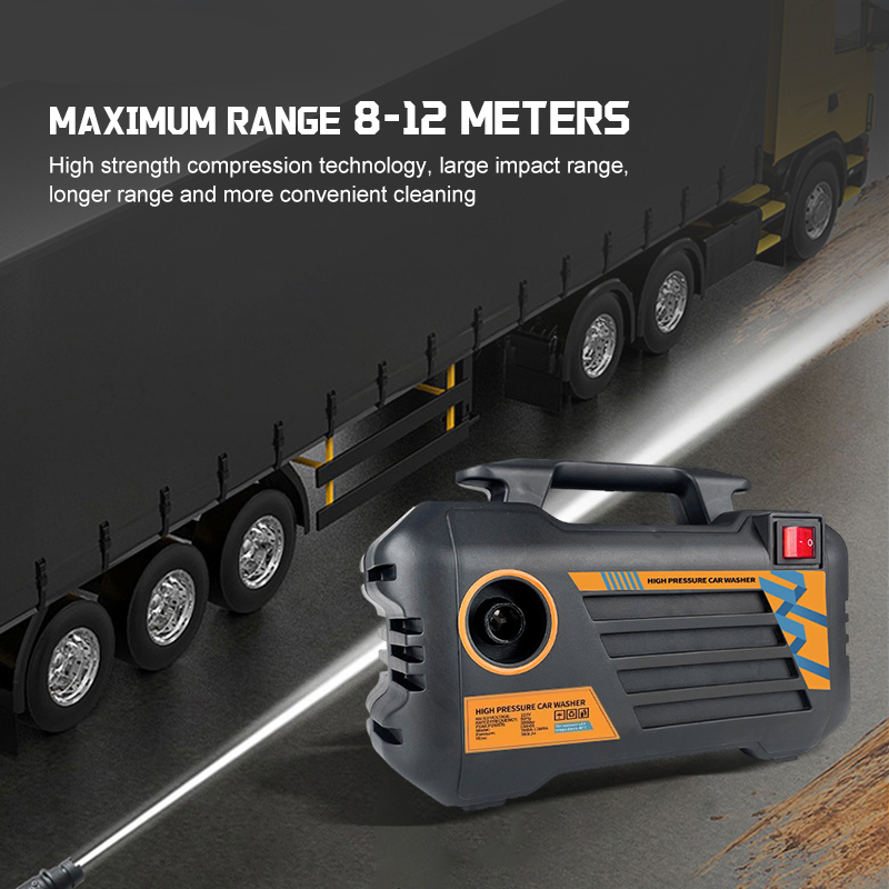 【MY Stock】3000W High Pressure Water Jet Car Wash Home Cleaner Spray Car Washer Automatic Water ...