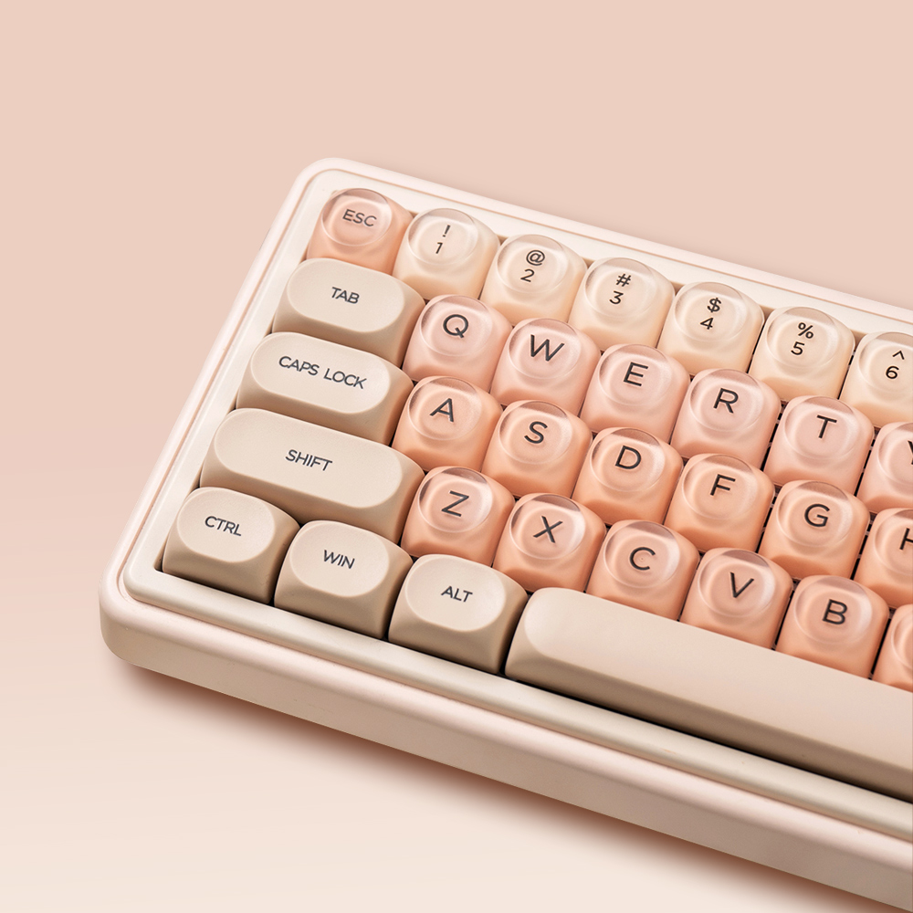 Liquid Foundation Theme Keycaps - MOA Profile 135Key PBT+PC Material ...