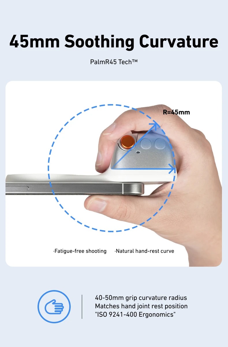 Magnetic Phone Camera Shoot Hand Grip Phone Holder Shooting Aid Remote ...