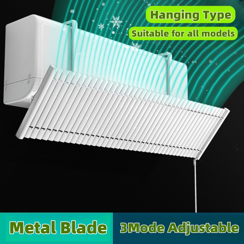 Adjustable 3 Mode Metal Blade Air Conditioner Windshield Aircond ...