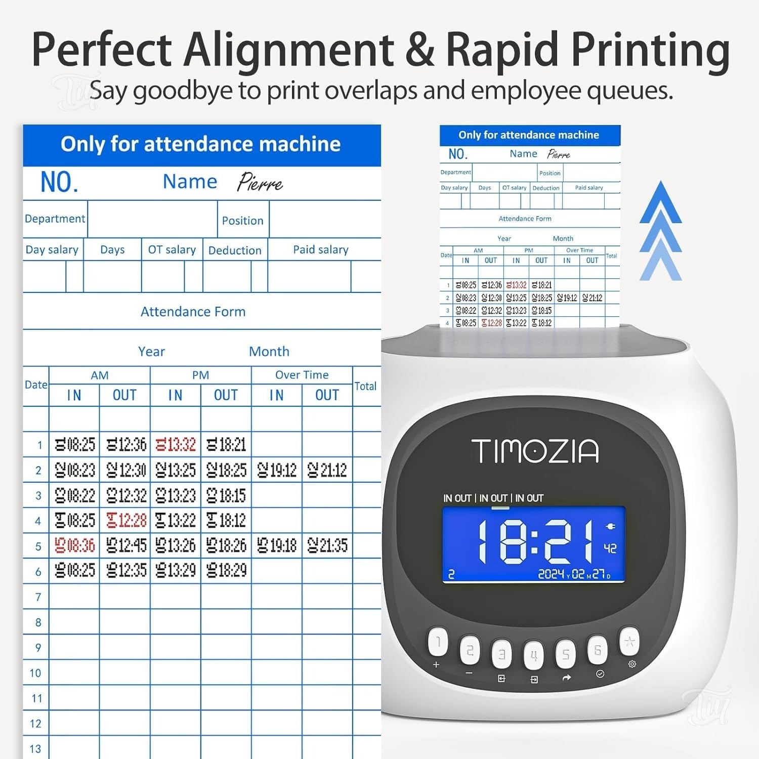 Punch Card Machine Color Attendance Machine Office Punch Card Machine ...
