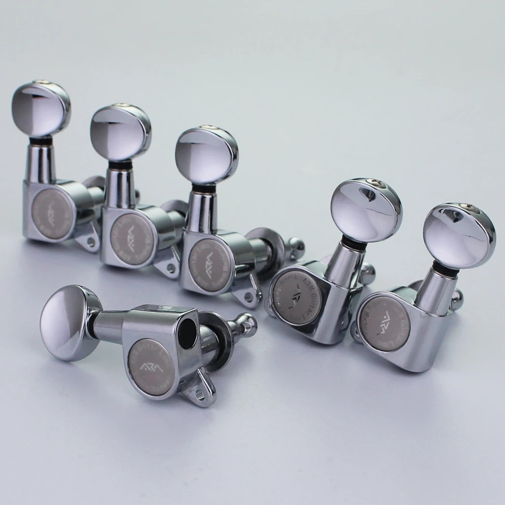 ARM Electric Guitar Machine Heads Tuning Pegs Enclosed Metal Tuners ...