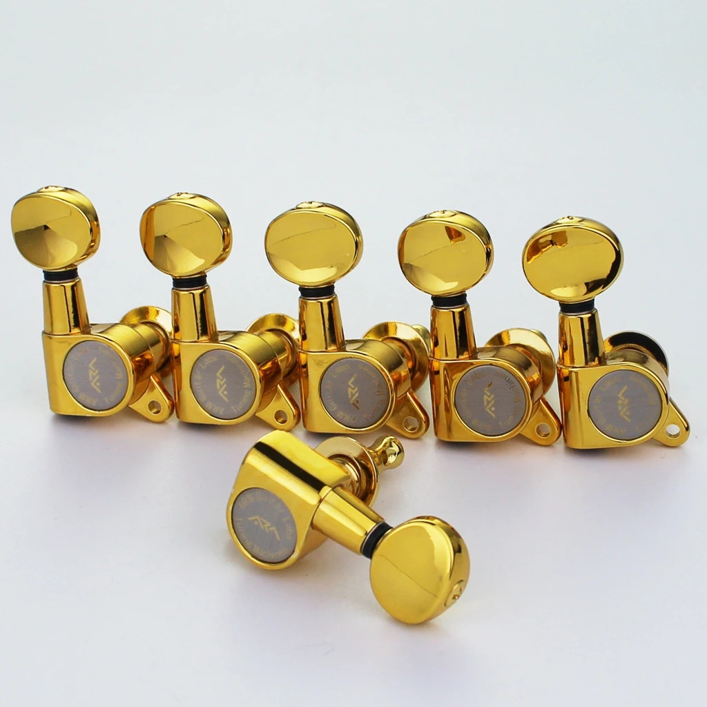 ARM Electric Guitar Machine Heads Tuning Pegs Enclosed Metal Tuners ...