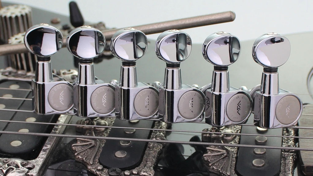 ARM Electric Guitar Machine Heads Tuning Pegs Enclosed Metal Tuners ...