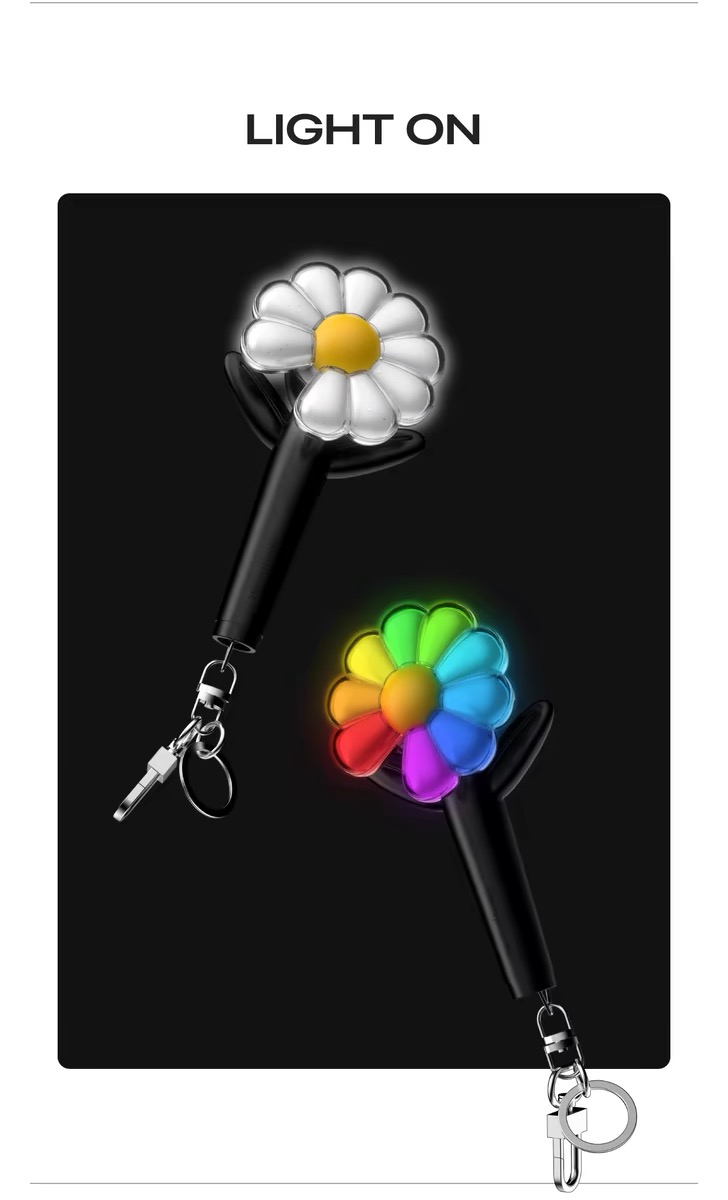 Genuine g dragon light stick GD lightstick Official Mini Light Keyring ...