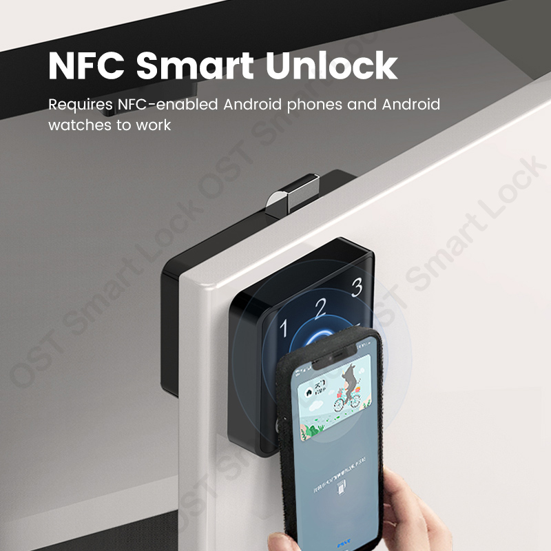 TUYA Smart Drawer Lock Fingerprint Password Cabinet Lock Digital NFC ...