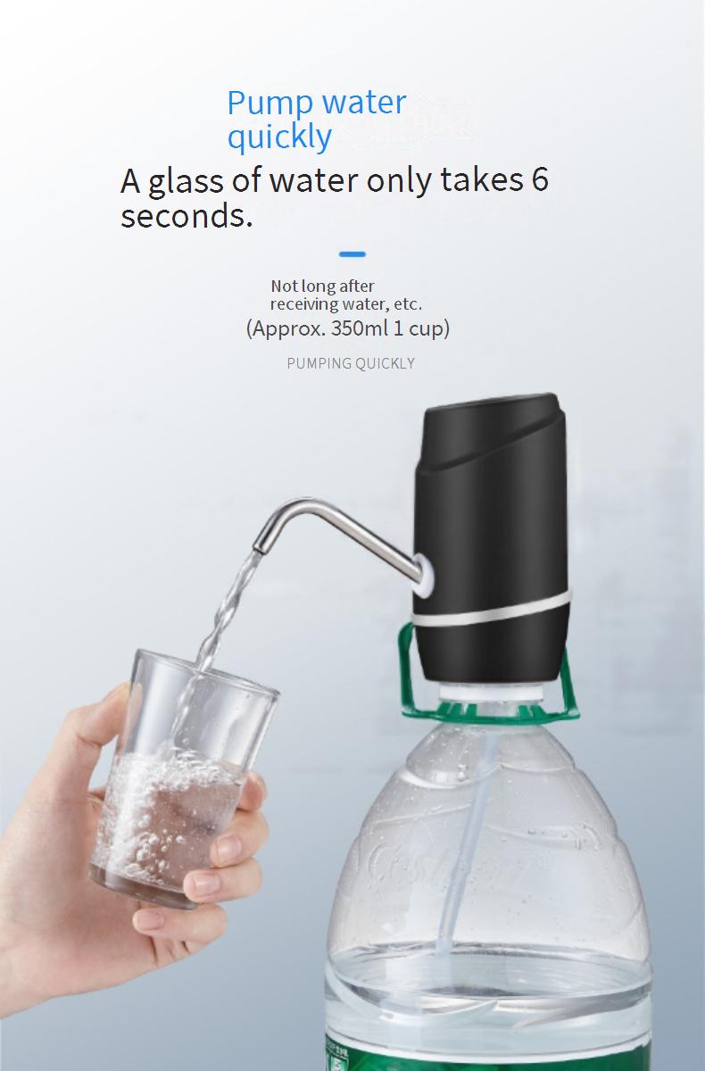 Battery Powered Water Pump - Rechargeable USB Handheld Dispenser for ...