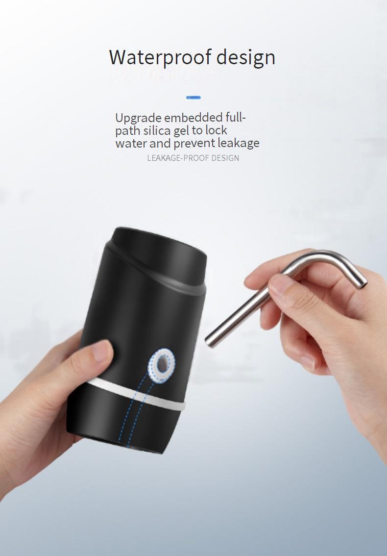 Battery Powered Water Pump - Rechargeable USB Handheld Dispenser for ...