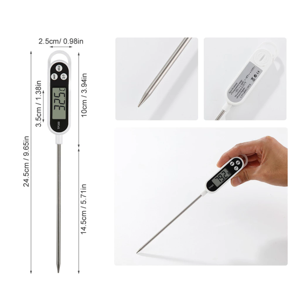 Hot Water Thermometer, Food Grade, High Temperature Resistant, Water ...