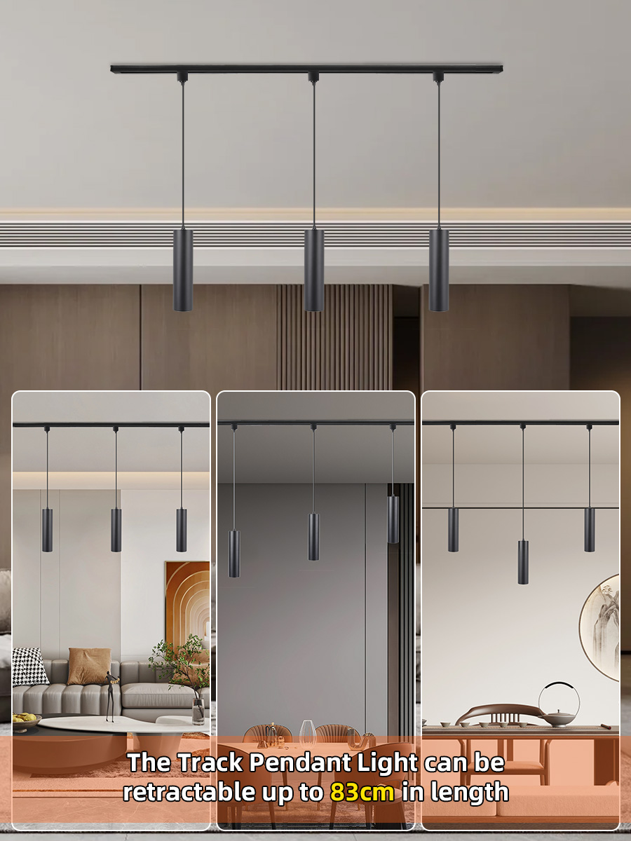 Pendant Track Light Set Lampu Linear Track Lights Chandelier Dinning ...