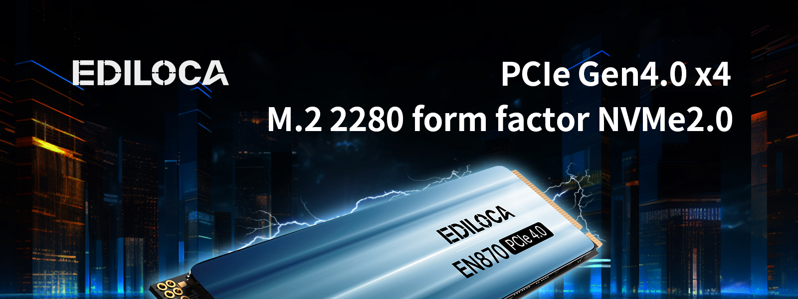 EDILOCA EN870 SSD M.2 2280 PCIe Gen 4x4 (1TB/2TB/4TB) up to 7450MB/s ...