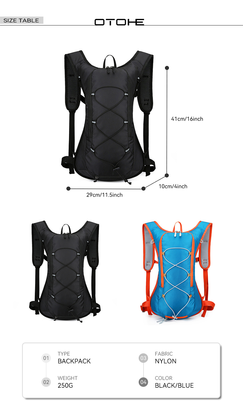 OTOHE Cycling Backpack With 2L Water Pocket Outdoor Anti Splash Bicycle Riding Water Bag Hiking ...