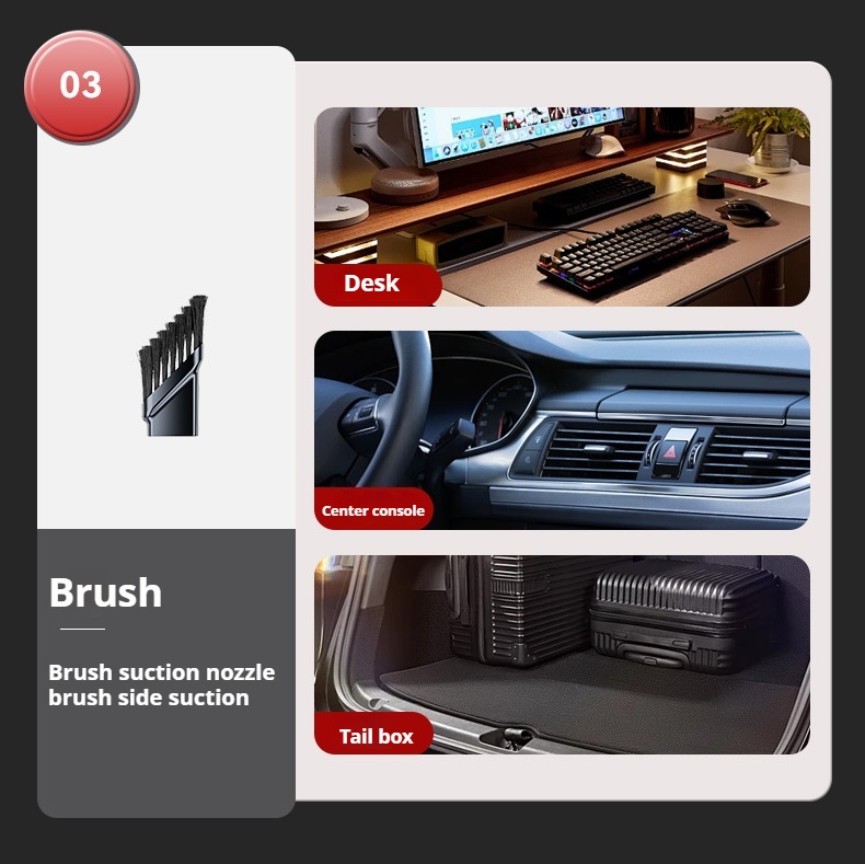 BOHU Cordless Car Pembersih Vakum Kereta Tanpa Wayar Vakum Wayarles ...