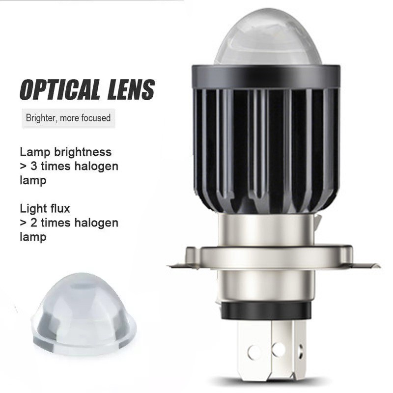 Dual Color BA20D/H4/T19/LED Headlight 3000K 6000K for Motorcycle ...