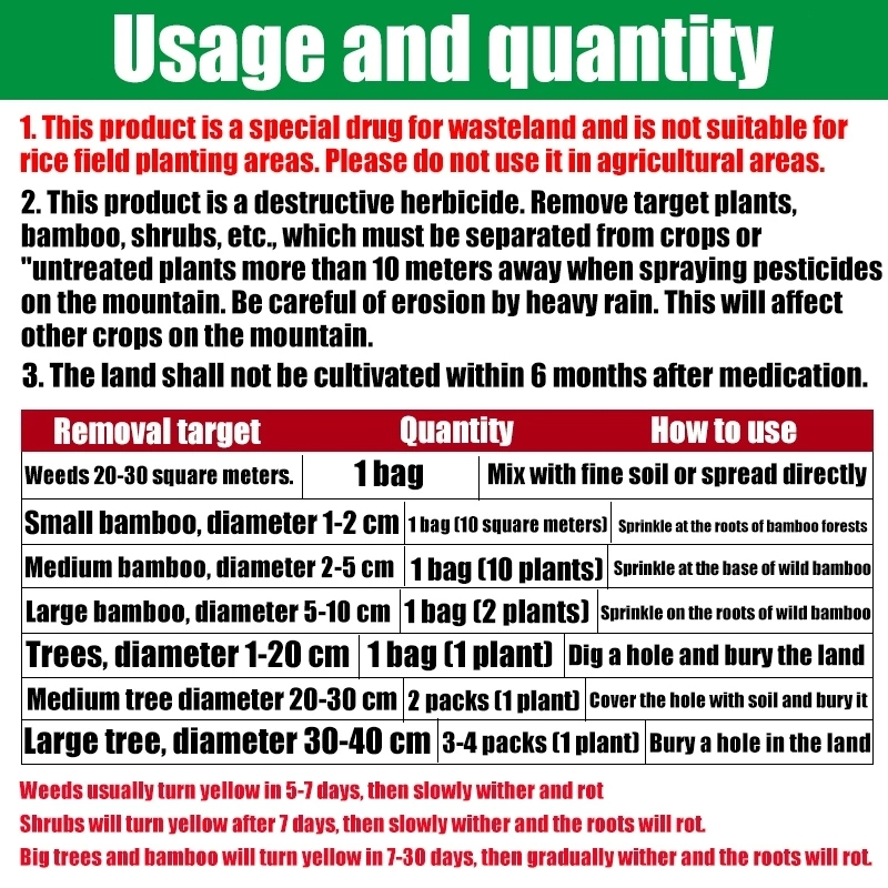 🌿Daya rusak kuat 🌿Racun rumput kuat racun rumput bubuk 500g heksazinon ...