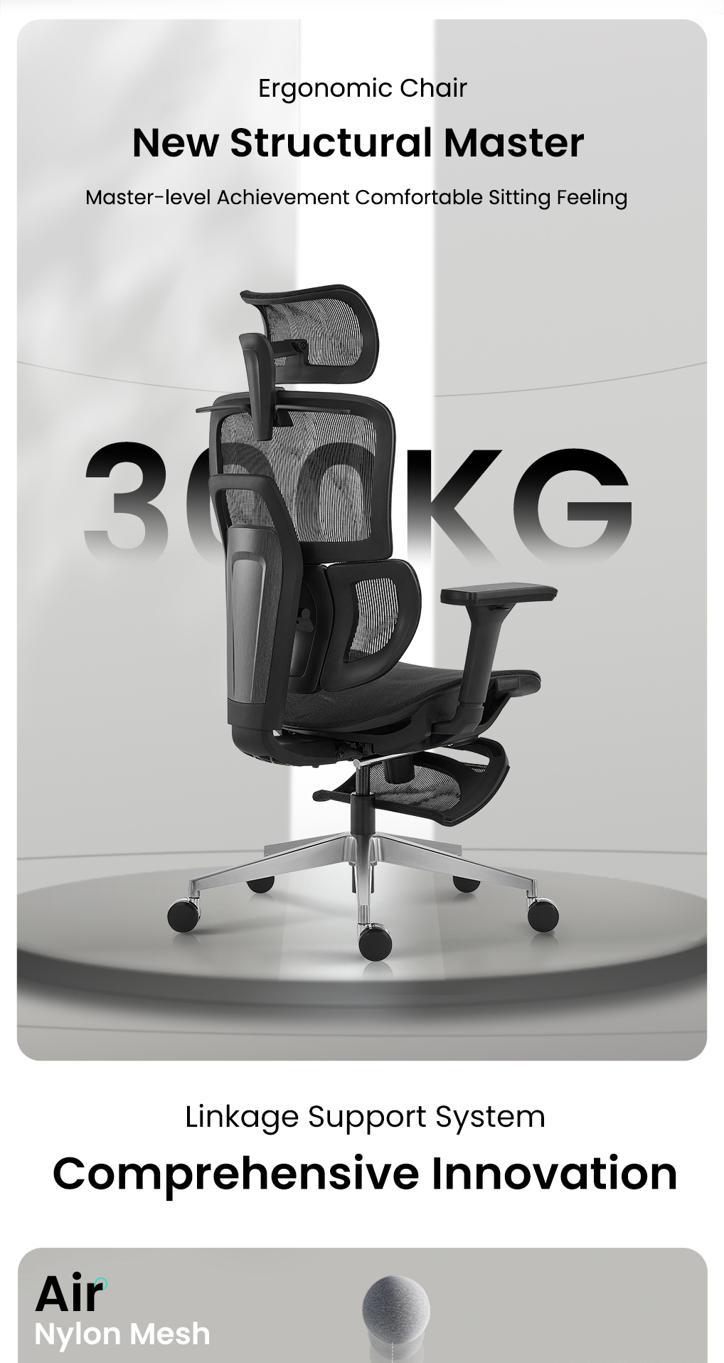 AFSR M88 Ergonomic Gaming Chair With Footrest Heavy Duty Boss Chair ...