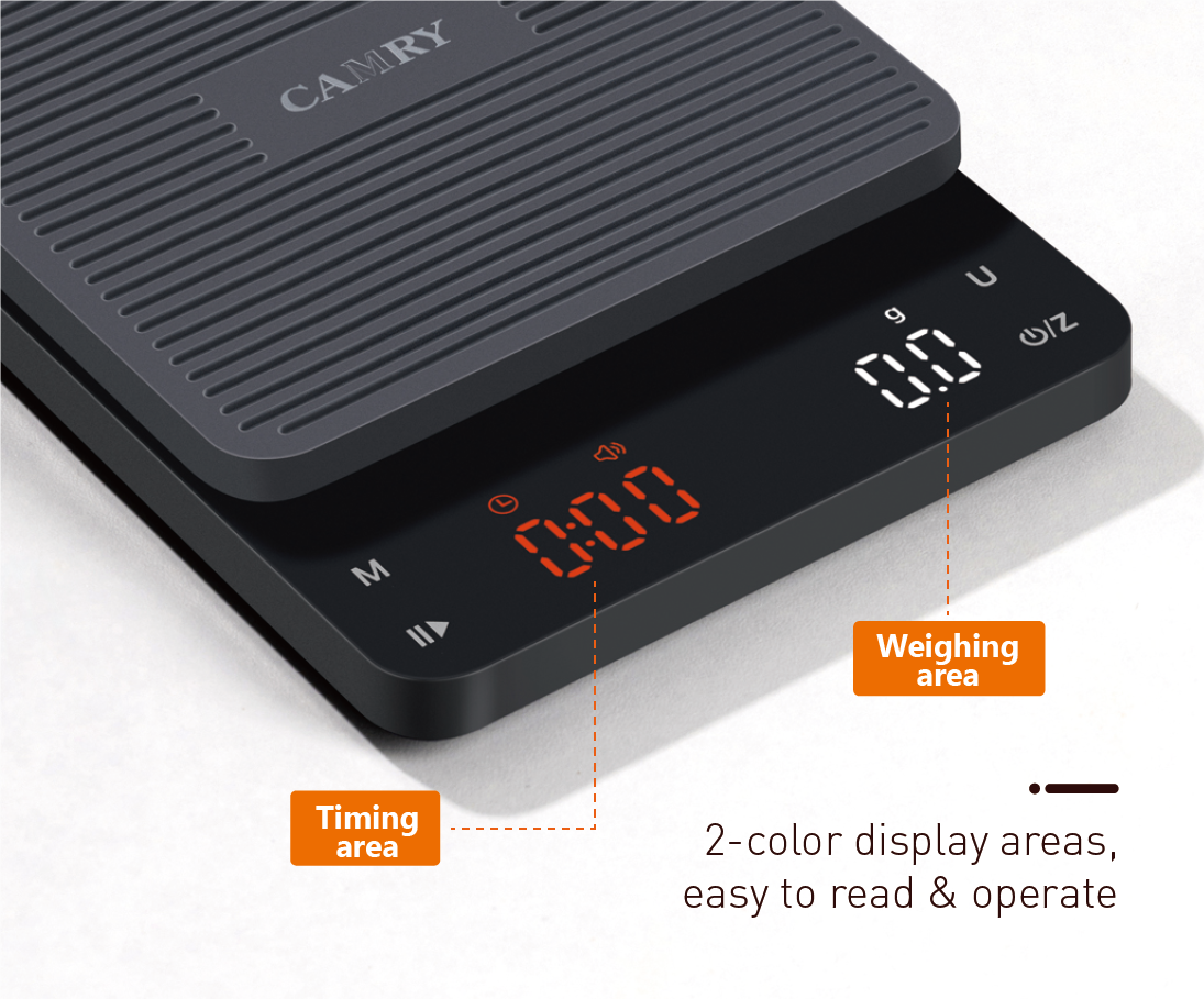 CAMRY Coffee Scale 3kg/0.1g Digital Kitchen Scale Food Weighing Scale ...