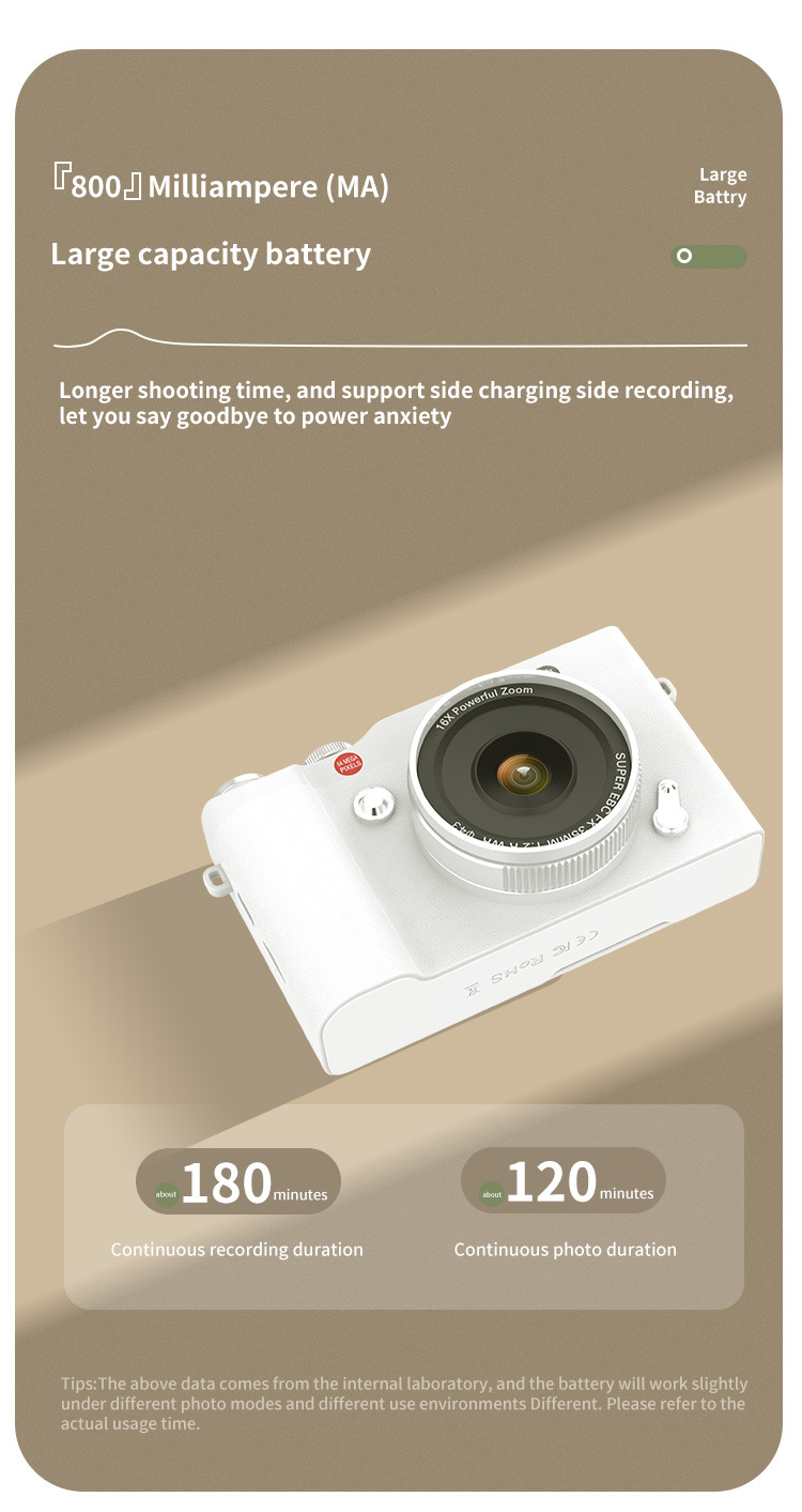 HB Y02 Student digital camera for photography, autofocus video camera ...