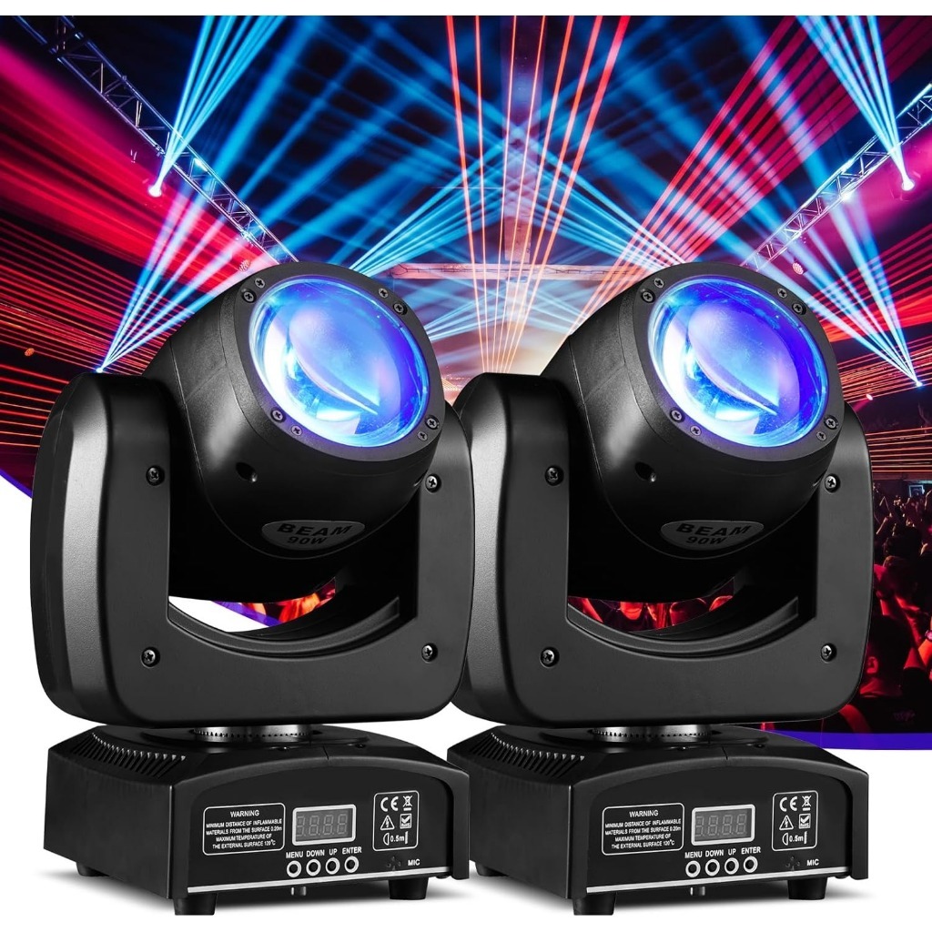 150w LED Spot Moving Head DJ Stage Lights 7 Gobos 7 Colors Open White ...