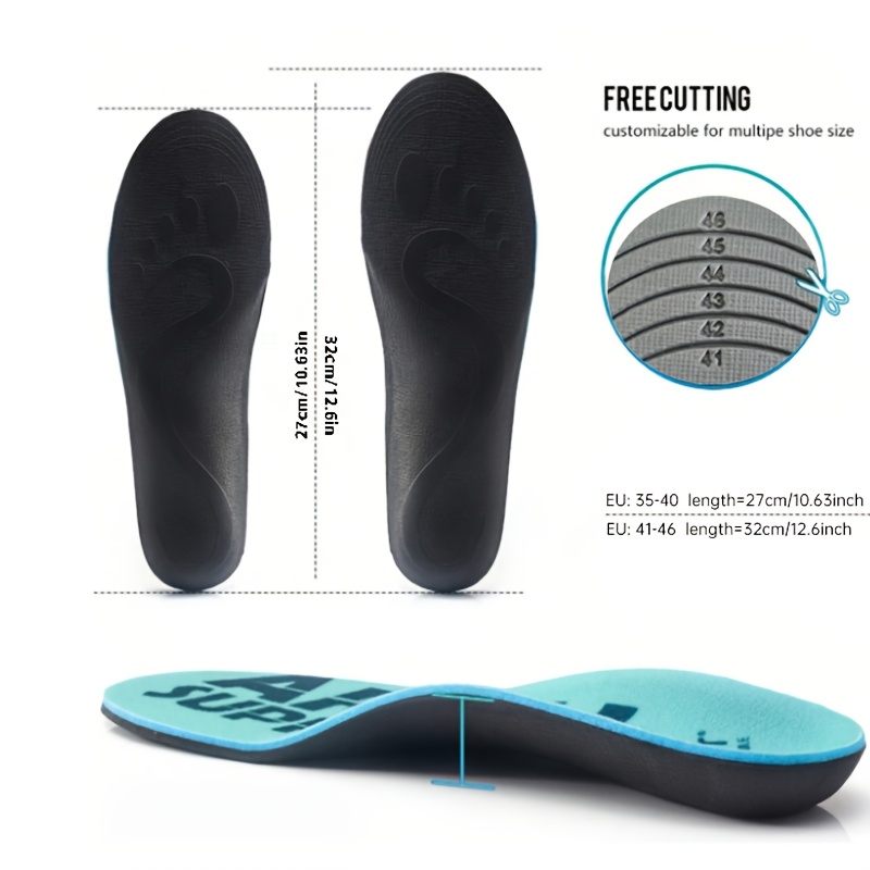 Dynamic Arch Support Insoles for Plantar Fasciitis Running Shoe ...