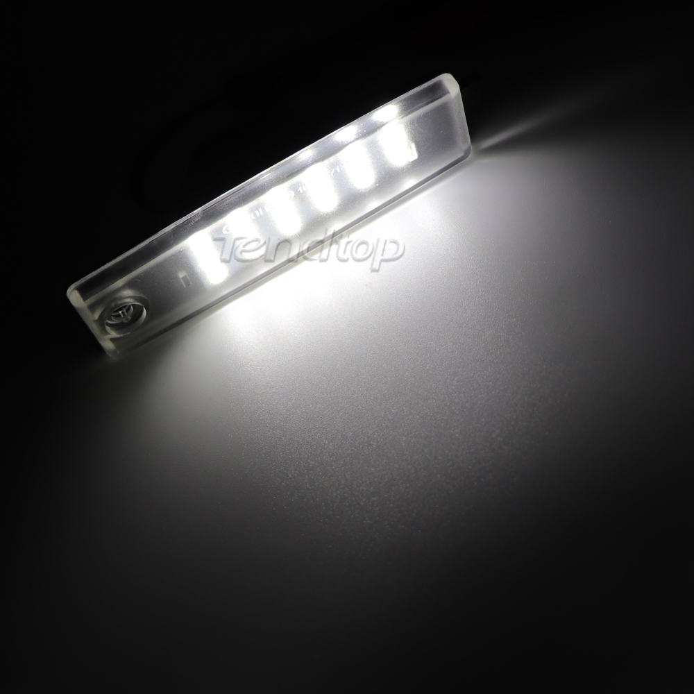 2pcs LED License Plate Light Car registration plate lamps for Toyota ...