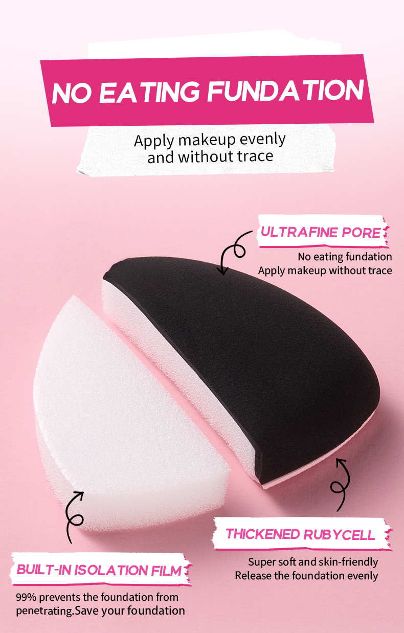 Lishu Setting Powder Puff Air Cushion Powder Puff Set Long-Lasting ...