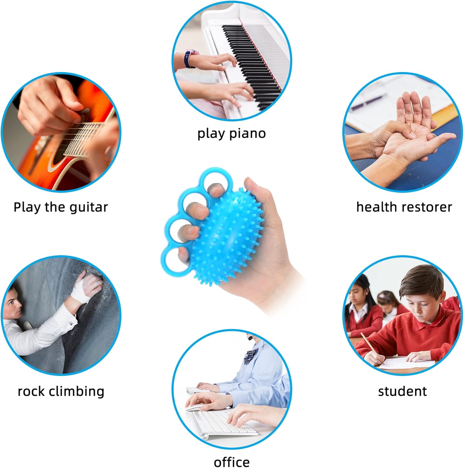 Hand Grip Strengthener for Rehabilitation, Physical Therapy Tool for ...
